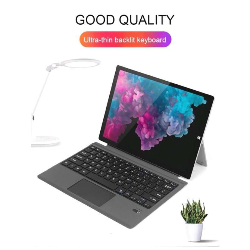 Jual Jual Microsoft Surface Pro 3 4 5 6 7 Backlight Keyboard Wireless ...