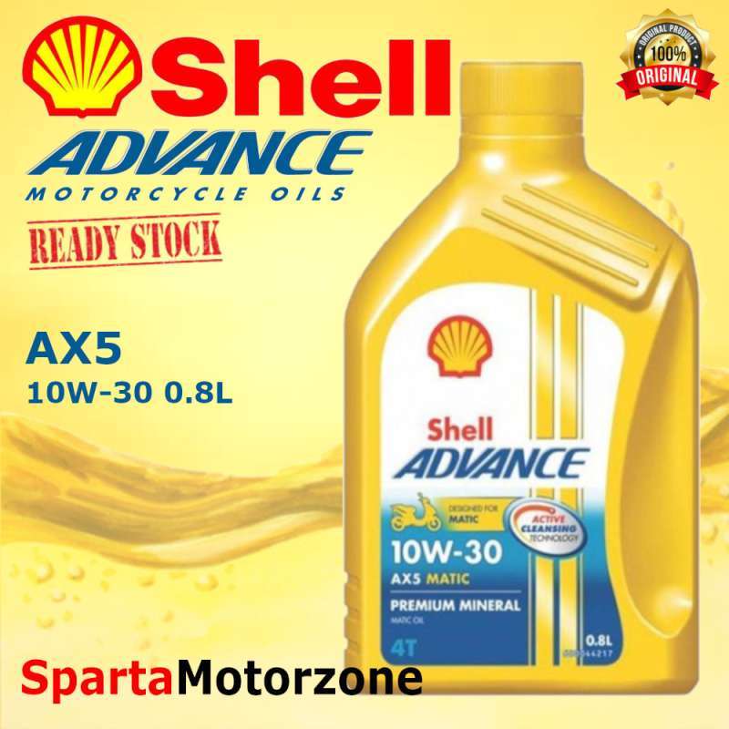 Jual Shell Advance Ax5 Scooter 10w-30 Oli Motor [0.8l] Di Seller Sparta ...