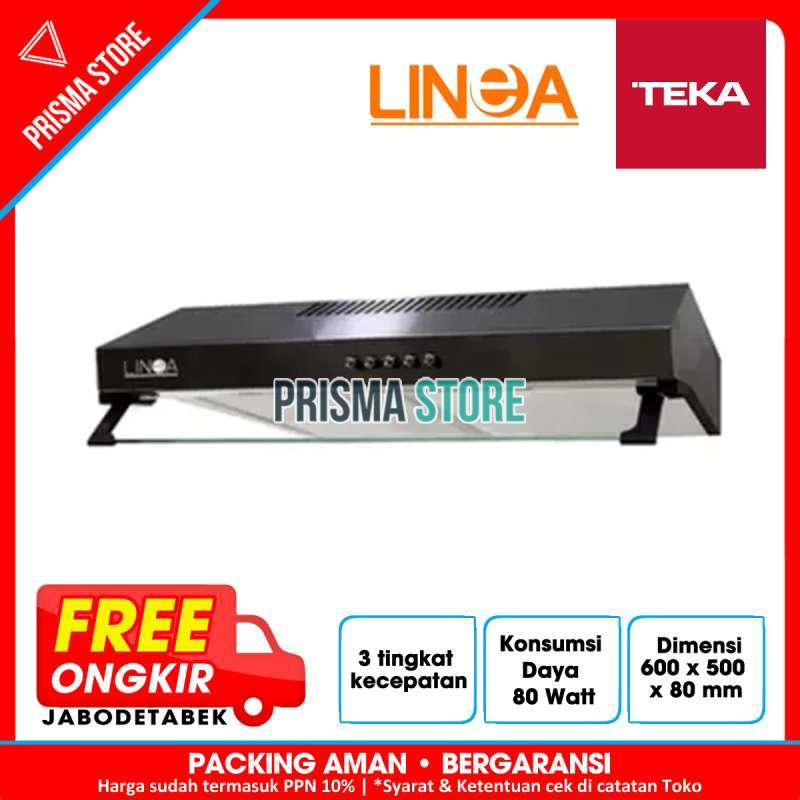 Jual Teka Linea Slim Cooker Hood 60 Cm Penghisap Asap Lsh601 Lsh-601 ...