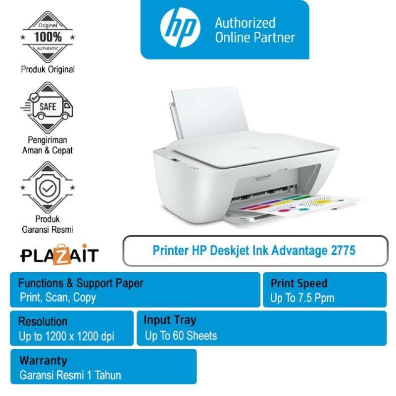 Jual Printer HP Deskjet Ink Advantage 2775 All in One di Seller PT ...