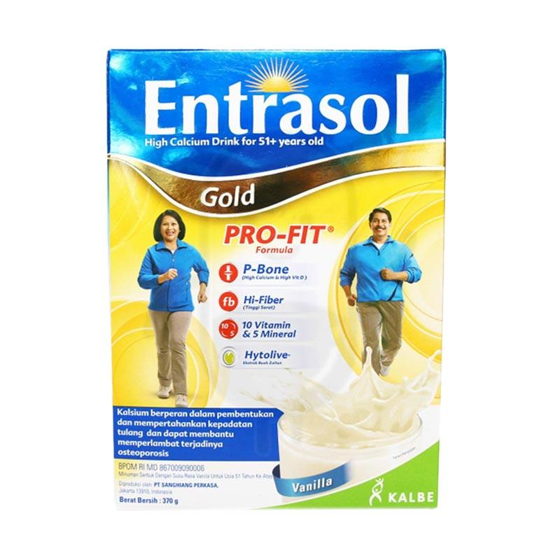 Jual Entrasol Gold Vanila Susu Dewasa [370 g] di Seller HARVI GROUP ...