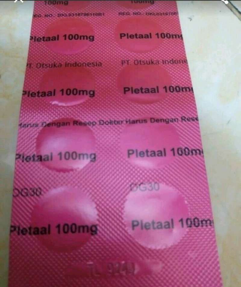 Jual Pletaal 100mg Harga Perstrip Di Seller Langkasukaherb - Kelapa ...