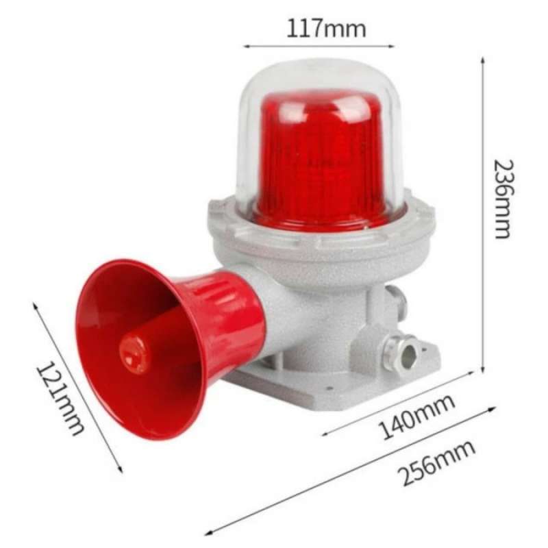 Jual SALE STROBO LED EXPLOSION PROOF + SIRENE ALARM - LAMPU + ALARM ...