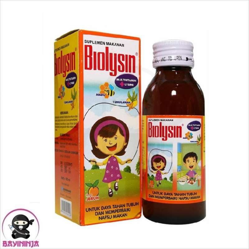 Jual Biolysin Multivitamin Syrup Anak 100 Ml Di Seller Bayininja ...