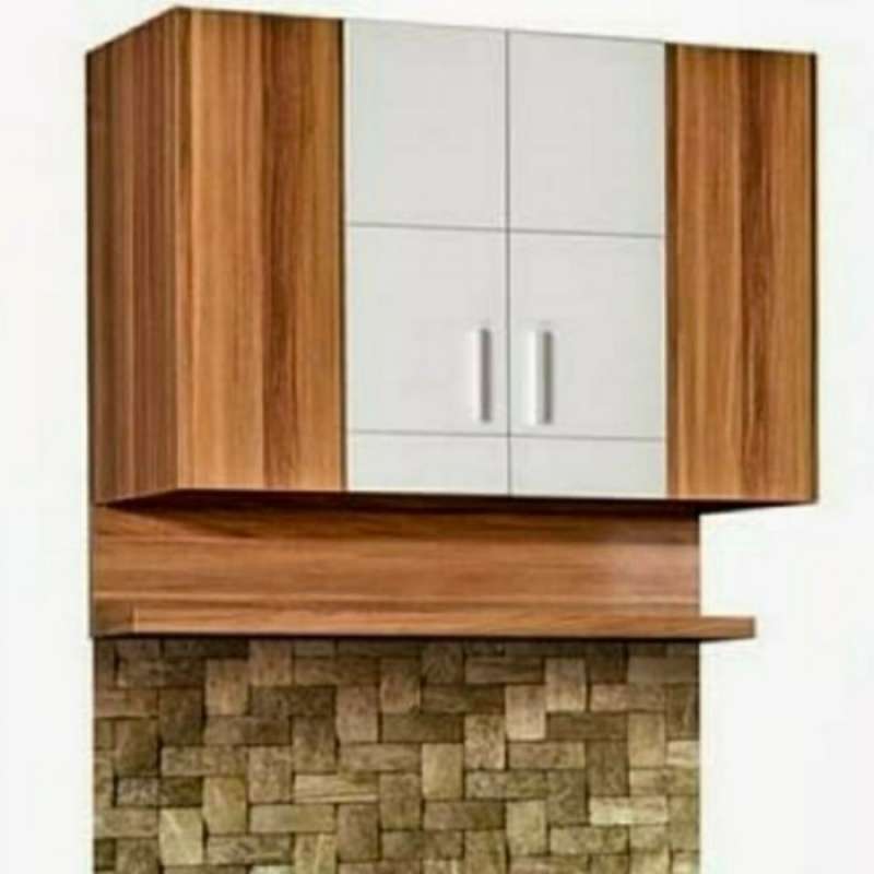 Jual RAK PIRING LEMARI GANTUNG DAPUR KITCHEN SET ATAS 2 PINTU 27522 di ...