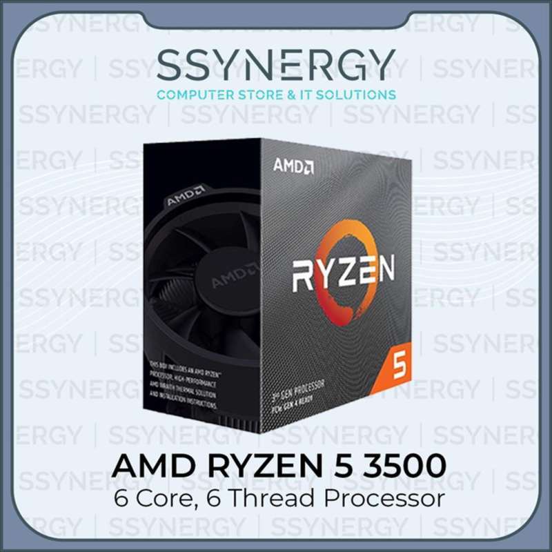 Jual Processor AMD - RYZEN 5 3500 Matisse AM4 6 Core Gen 3 CPU di ...