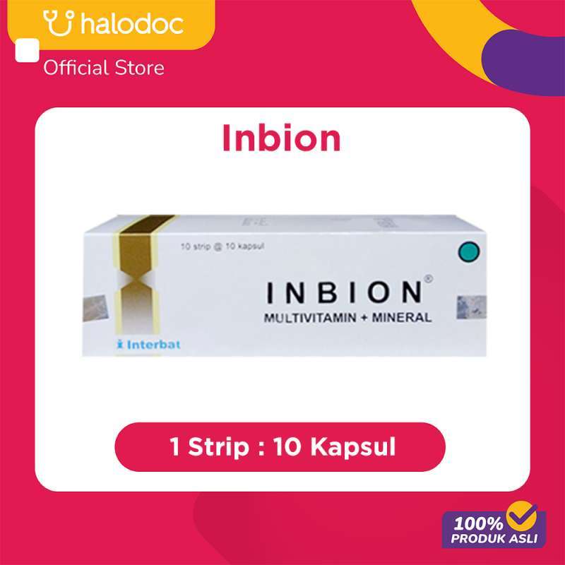 Promo Inbion 10 Kapsul Diskon 13% di Seller Halodoc Official Store ...
