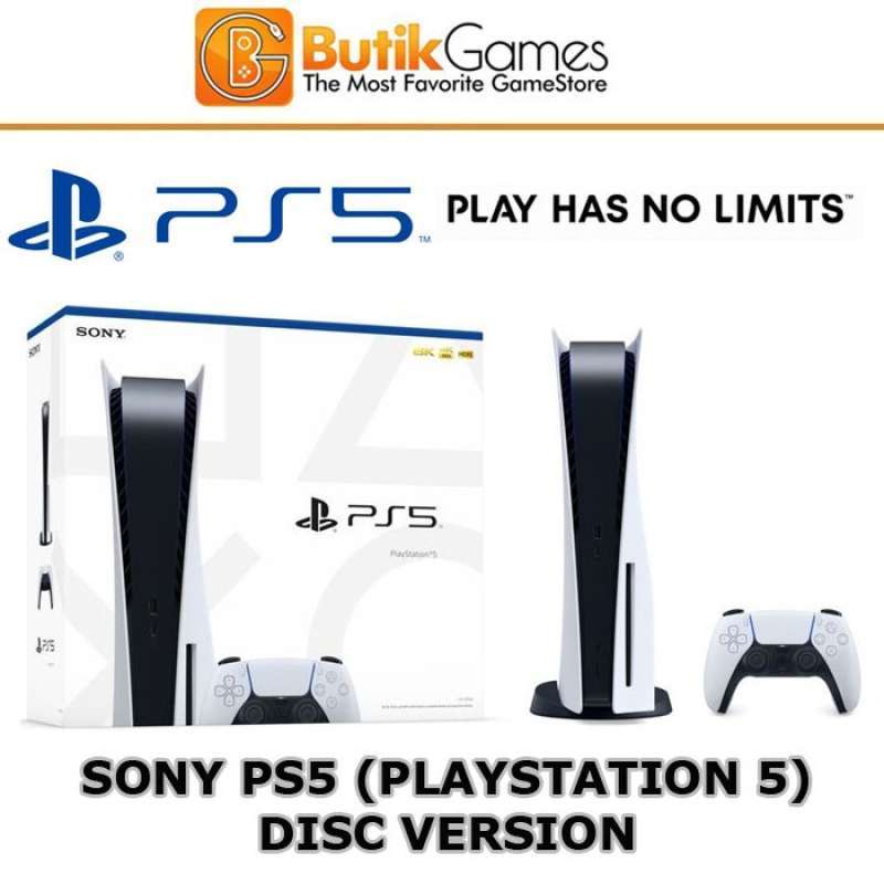 Jual Sony PS5 PlayStation 5 Console Disc Version di Seller Butikgames ...