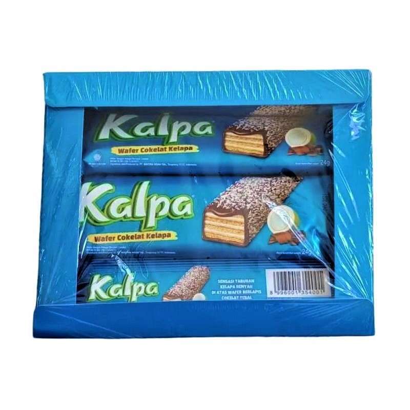 Promo Kalpa Wafer Coklat Kelapa [24 G/ 12 Pcs/ Box] Diskon 10% Di ...