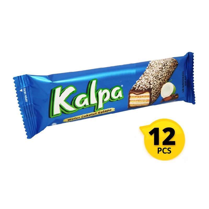 Promo Kalpa Wafer Coklat Kelapa [24 G/ 12 Pcs/ Box] Diskon 10% Di ...