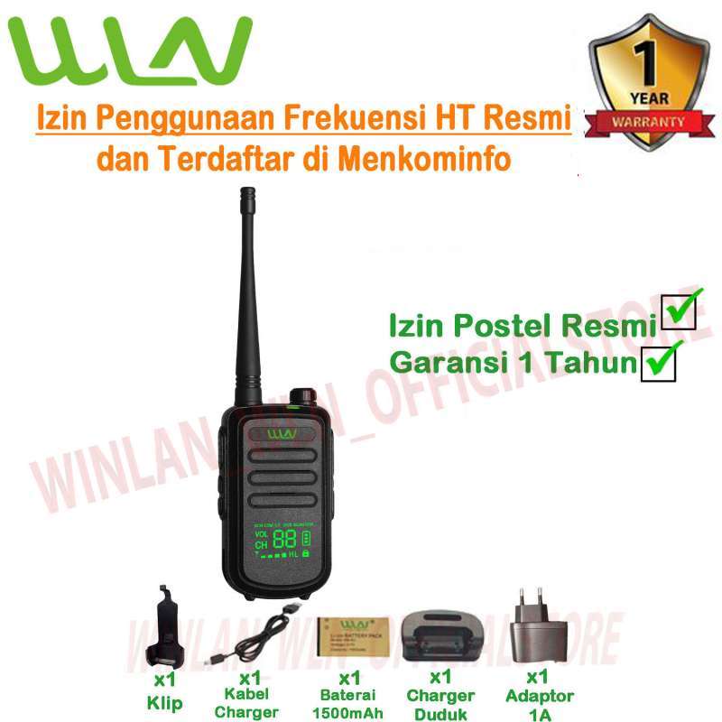 Jual Ht Satuan Walkie Talkie Kd - C100u Two-way Radio Wln Layar Led Di ...