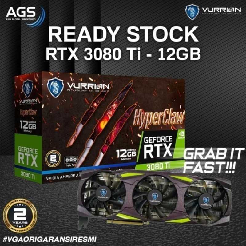 Jual RTX 3080 Ti HyperClaw 12GB GDDR6X 384Bit Vurrion - Triple Fan di Seller Gatecom - GATECOM ...