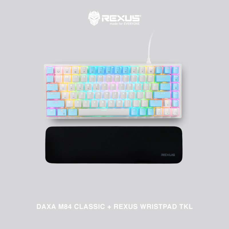 Jual Rexus Keyboard Wireless Gaming Mechanical Daxa M84 Classic Di ...