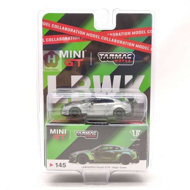 Jual Mini Gt Minigt X Tarmac Lb Works Lbwk Nissan Gtr R35 Magic Green ...