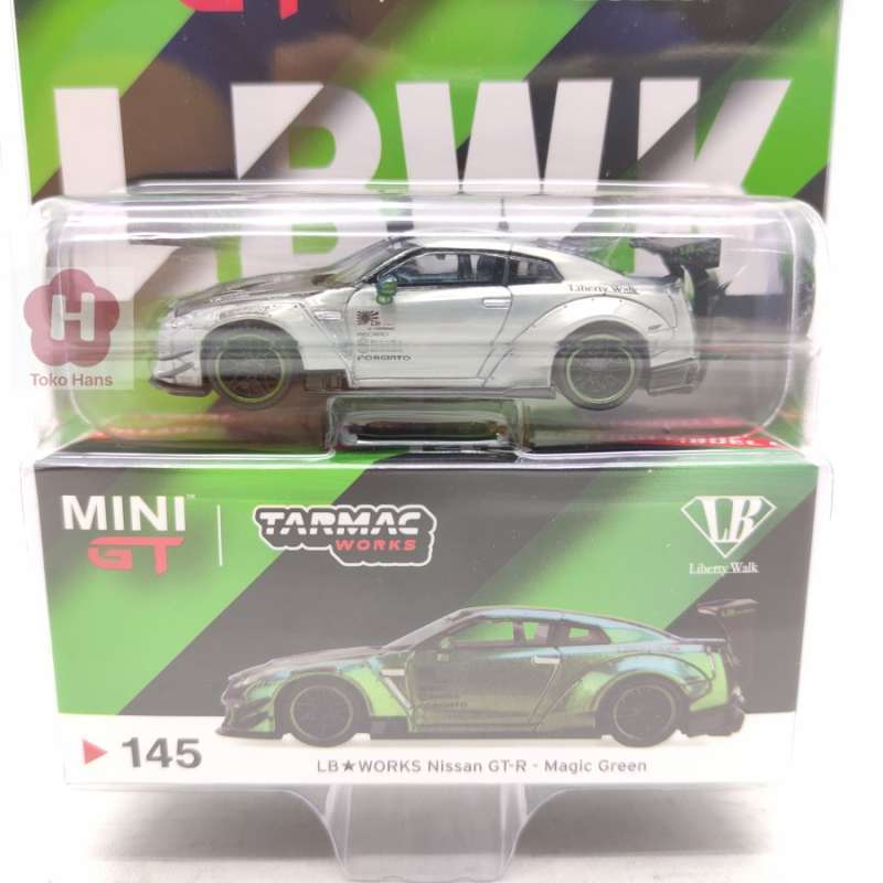 Jual Mini Gt Minigt X Tarmac Lb Works Lbwk Nissan Gtr R35 Magic Green ...