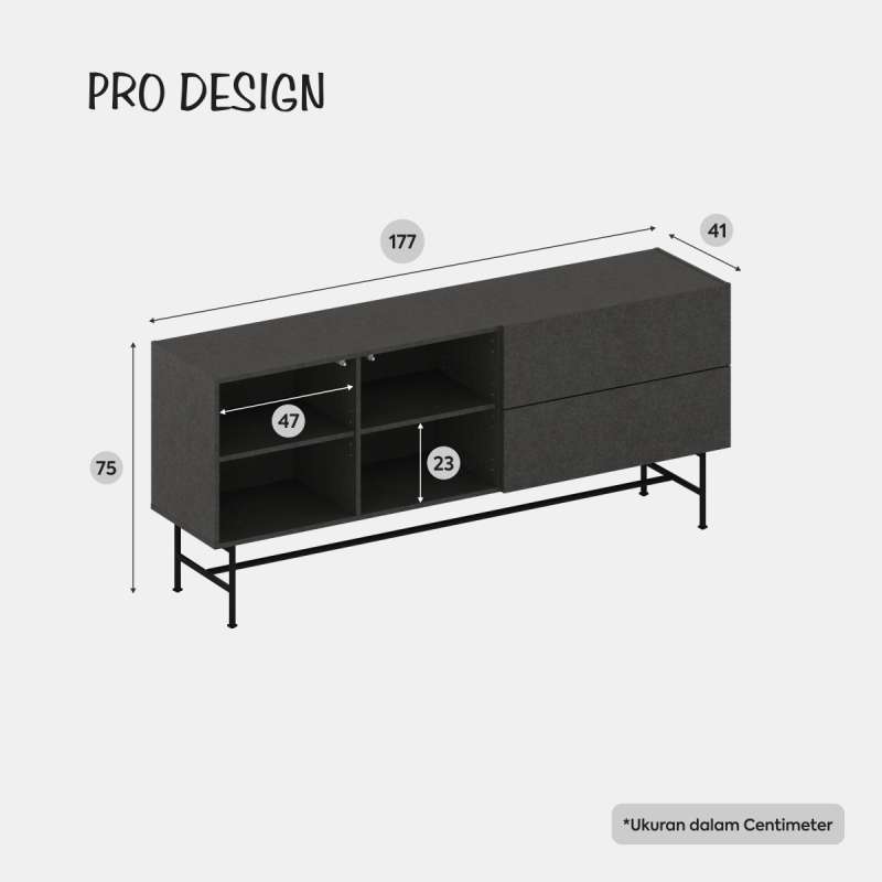 Jual Pro Design Maw Bufet Dengan 2 Pintu 2 Laci Di Seller Pro Design ...