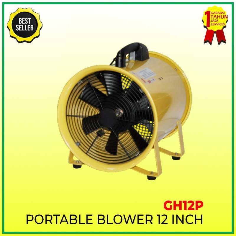 Jual BLOWER PORTABLE/Portable Ventilator Kipas Blower Exhaust Fan 12 Inch (300 mm) 0.52 Kw ...