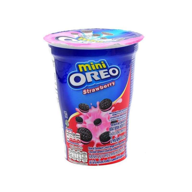 Jual Oreo Mini Go Packs Krim / Oreo Cup - Biskuit Cup Oreo - Strawberry ...