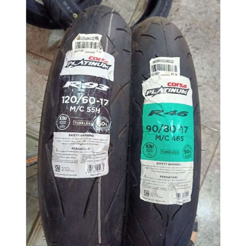 Jual SEPAKET BAN CORSA PLATINUM R46 DAN R93 BAN SOFT COMPOUND di Seller ...