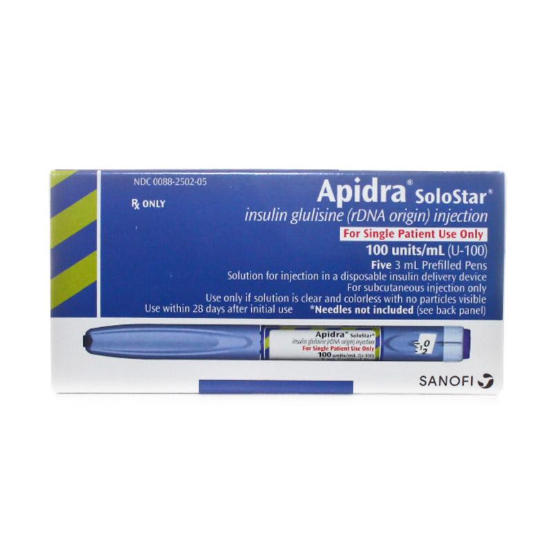 Jual Sanofi Aventis Apidra Solostar 100iu/ml Obat Diabetes [1 Pen] Di ...