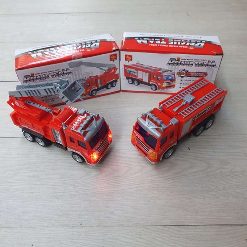 Promo MAINAN MOBIL PEMADAM KEBAKARAN TRUK DAMKAR FIREMAN RESCUE TEAM ...