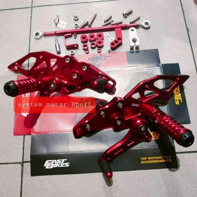 Promo Fastbike Foot Step Underbone for Yamaha Xabre - Red Diskon 11% di ...