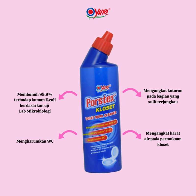 Jual Yuri porstex kloset uk.500ml di Seller Fresh_shop - Harapan Mulya ...