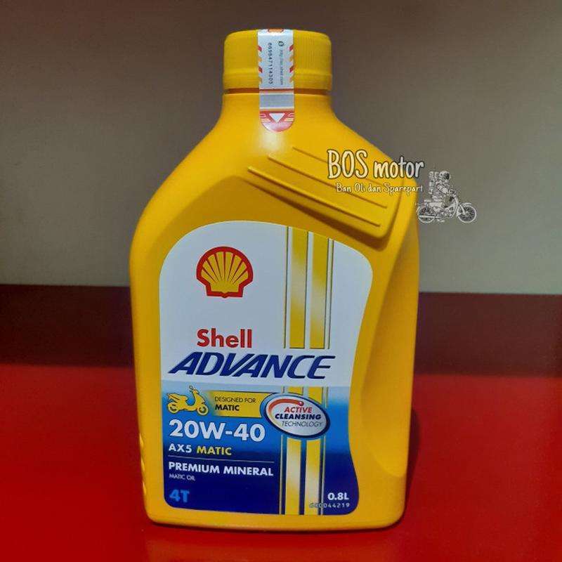 Jual Shell Oli Shell Matic Ax5 20w-40 0,8l Oli Motor Matic Honda Yamaha ...