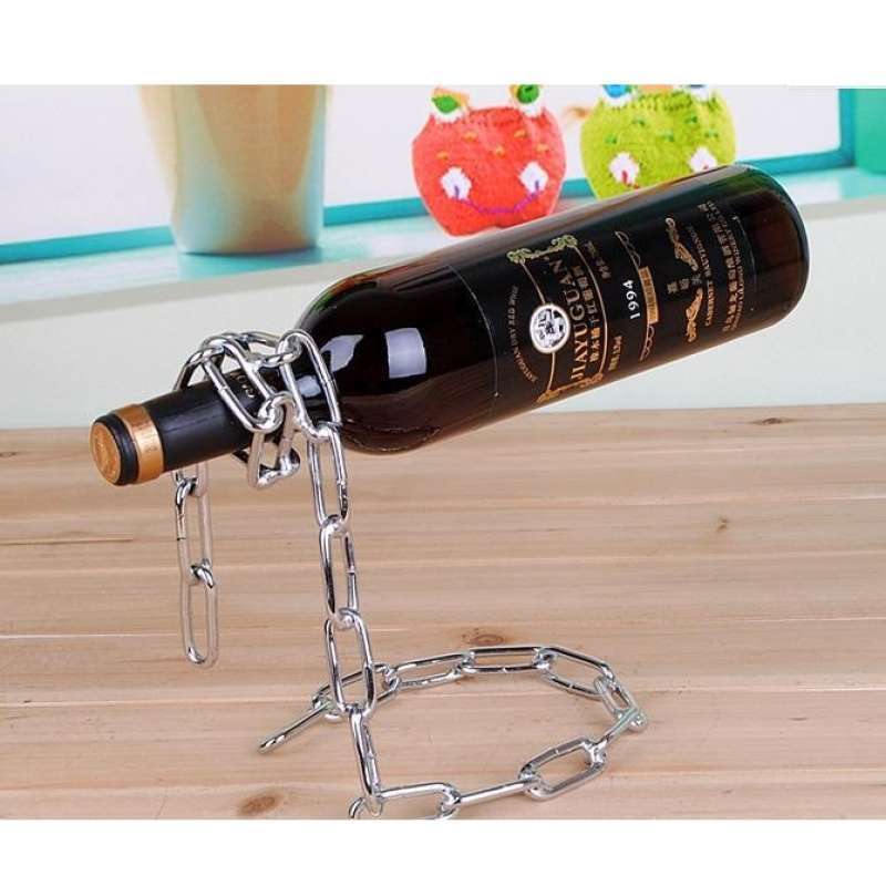 Jual RAK RANTAI Berdiri Rak Botol Anggur Rantai Besi Suspension Chain ...