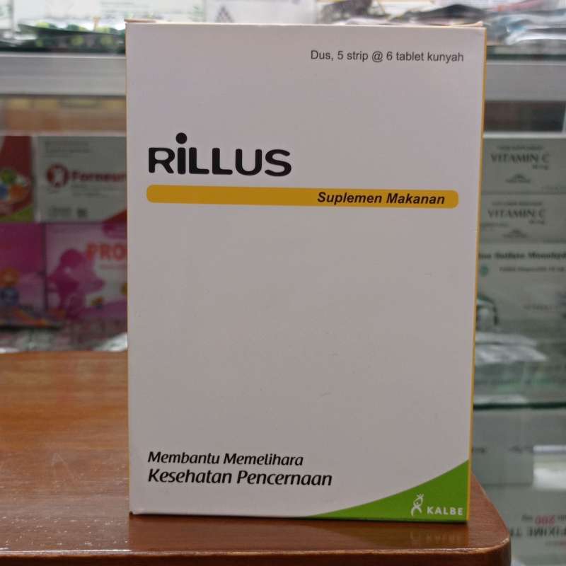 Jual Rillus Suplemen Kesehatan Pencernaan-1box 30 Tablet Di Seller ...