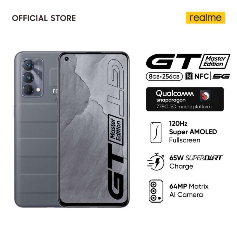 Jual Realme GT Master Edition 8/256GB SD 778G 5G Processor 120Hz Super ...