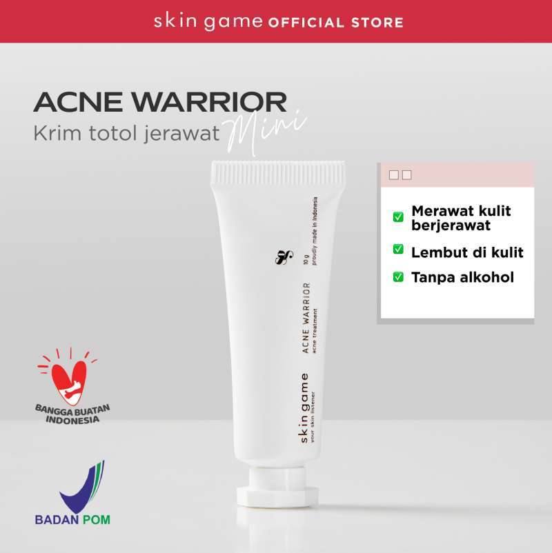 Promo Skin Game Acne Warrior 10 gr Diskon 1% di Seller Skin Game ...