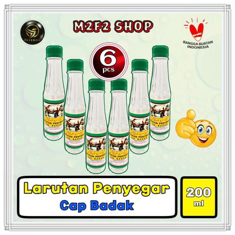 Promo Larutan Penyegar Cap BADAK Original Botol Pet - 200 ml (Kemasan Pack) Diskon 15% di Seller ...