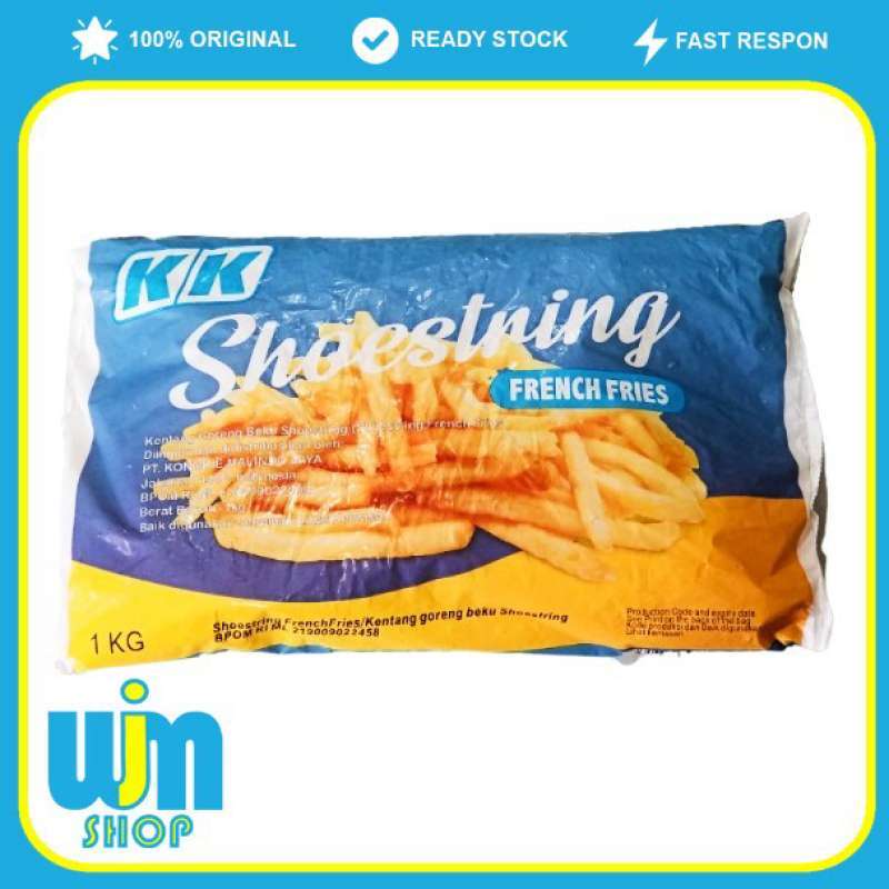 Jual KK Kentang Goreng Frozen 1kg French Fries Shoestring Makanan Beku ...