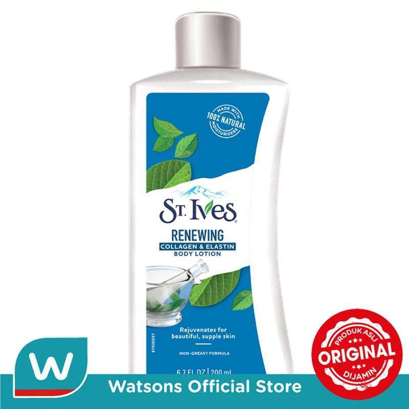 Jual ST IVES Renewing Body Lotion Collagen & Elastin 200ml di Seller ...