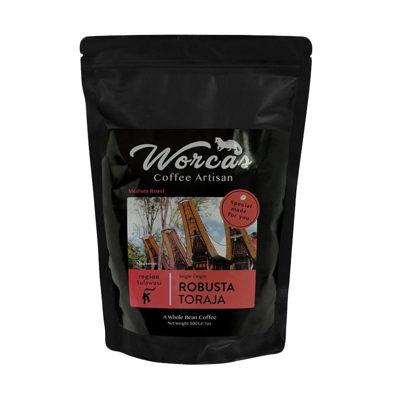Jual WORCAS Robusta Toraja Kopi [Medium Roast/500 g] di Seller Worcas ...