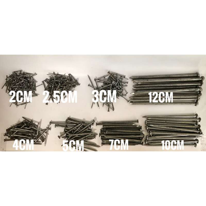 Jual Paku Kayu Ukuran 4cm - 12cm per 500 gram - Ukuran 7cm (3 Inch) di ...