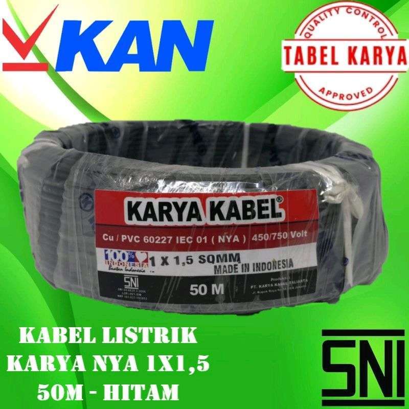 Jual Kabel Listrik Kawat Hitam Spesifikasi Original, Murah & Diskon ...