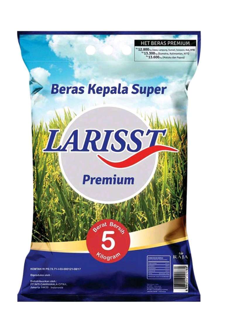 Jual Beras Larissa 5 Kg Termurah - Harga Grosir Terupdate Hari Ini | Blibli