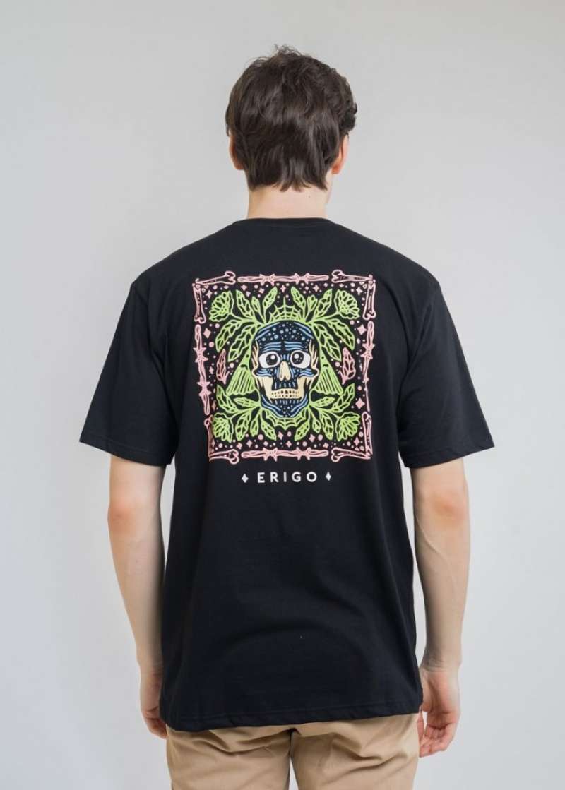 Jual Erigo T-shirt Rose Skull Black Di Seller Erigo Official Store ...