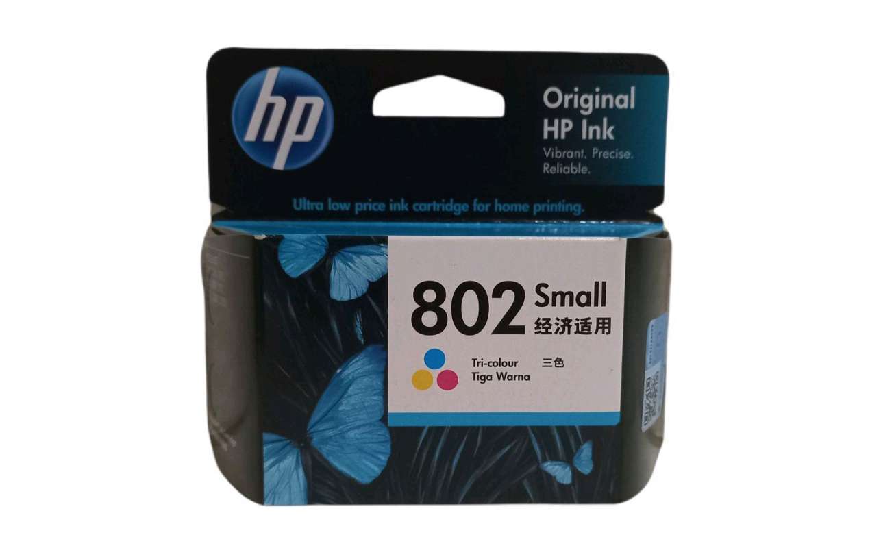 Promo TINTA CARTRIDGE HP 802 TRI COLOUR ORIGINAL Diskon 7% di Seller ...