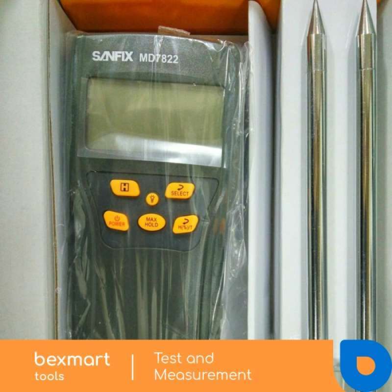 Jual Alat kadar air dan pengukur suhu Grain Moisture Meter Sanfix MD ...
