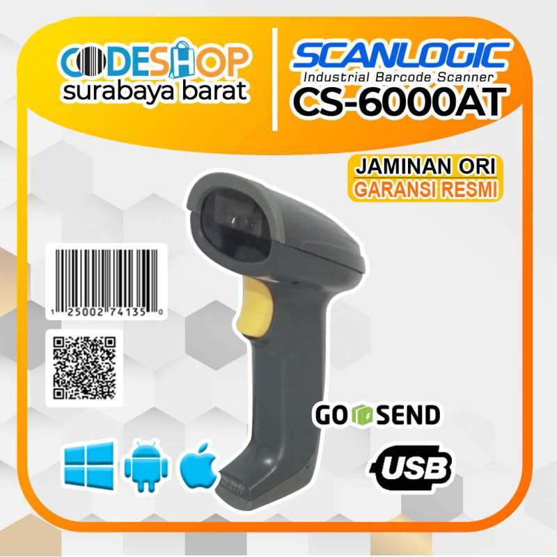 Jual SCANNER 1 DIMENSI SCANLOGIC CS-6000 AT GARANSI TOKO 1 TAHUN ...