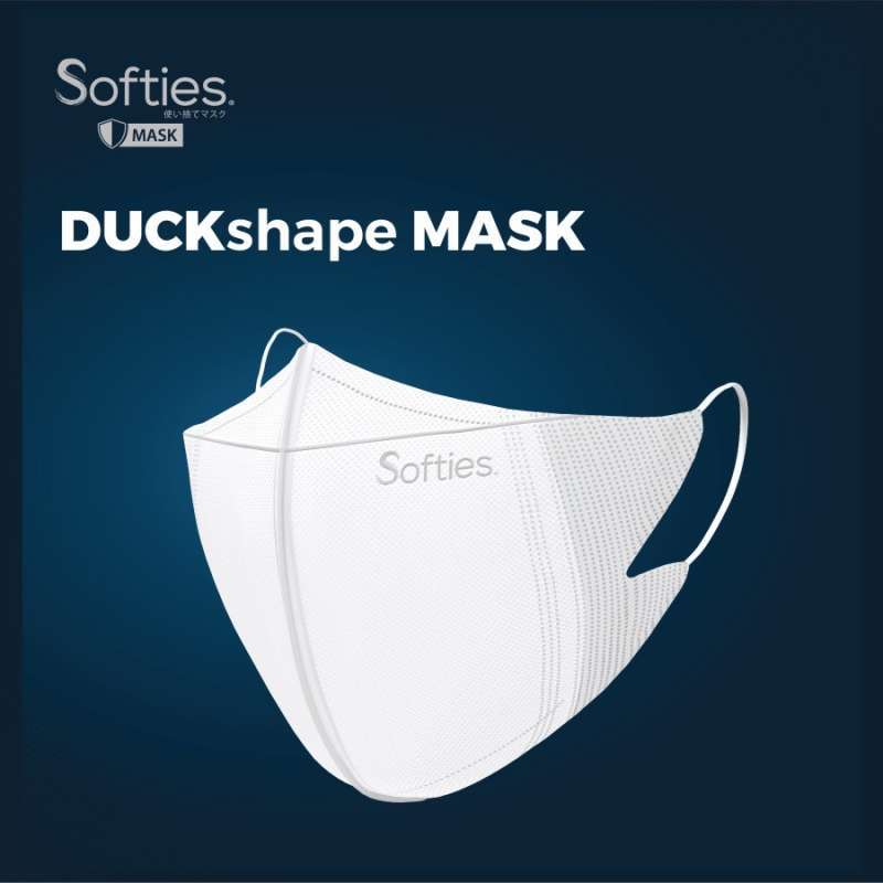 Promo Masker Softies Duckshape Box Surgical 3 Ply Duck Shape Duckbill ...