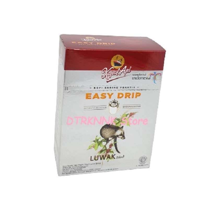 Promo Kapal Api Drip Luwak Blend Folding Box (5 Sachet X 10 Gram ...