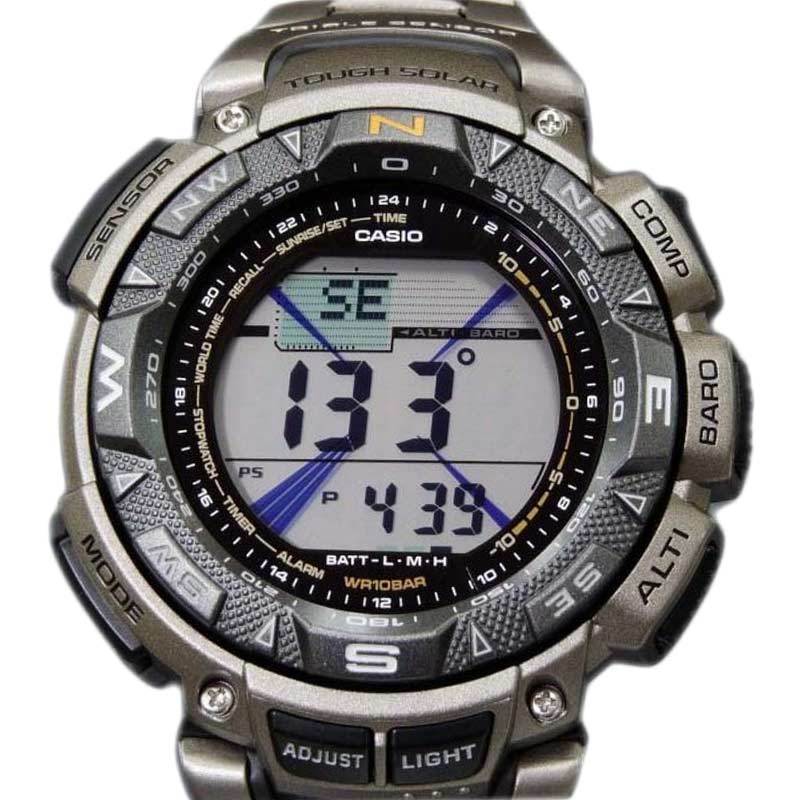 Promo Casio Protrek Titanium Pathfinder Triple Sensor Ver 3 Jam Tangan Pria [original/ Prg-240t ...