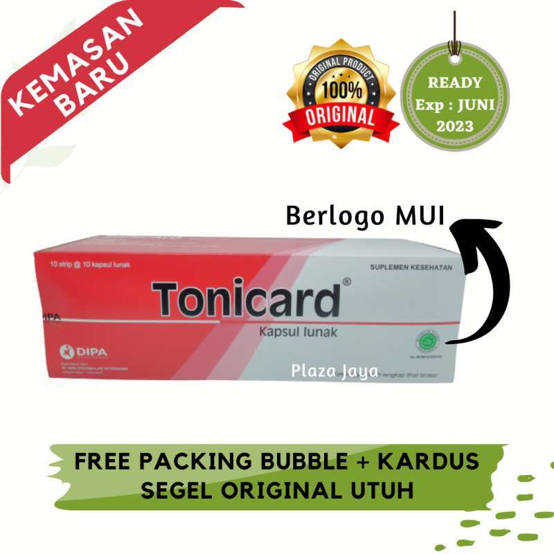 Jual Tonicard Per Box / Vitamin Jantung Escolab Dijamin Ori Di Seller ...