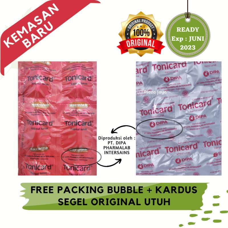 Jual Tonicard Per Box / Vitamin Jantung Escolab Dijamin Ori Di Seller ...