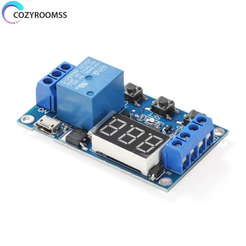 Jual Gratis Ongkir Dc 6-30V 1 Way Automation Cycle Delay Timer Control Off Switch Relay di ...