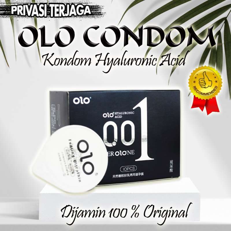 Promo OLO 001 Hyaluronic Condom -Kondom Hitam Tipis 001 Diskon 25% di Seller CERITA CINTA ...